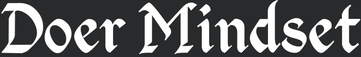 Resources Doer Mindset